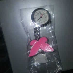 Accessories | Pink Butterfly Lapel Watch | Poshmark